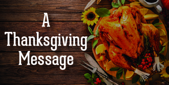 A Thanksgiving Message | Inspiration Ministries